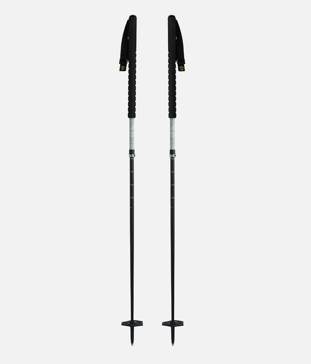 Black Crows DUOS FREEBIRD Adjustable Ski Poles 2026 - Black/Grey ...